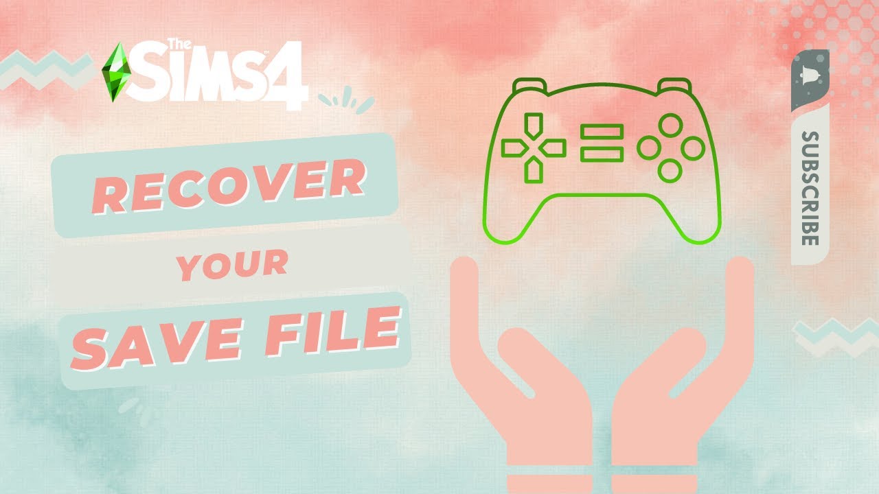 How to Recover a Save File in The Sims 4 - YouTube