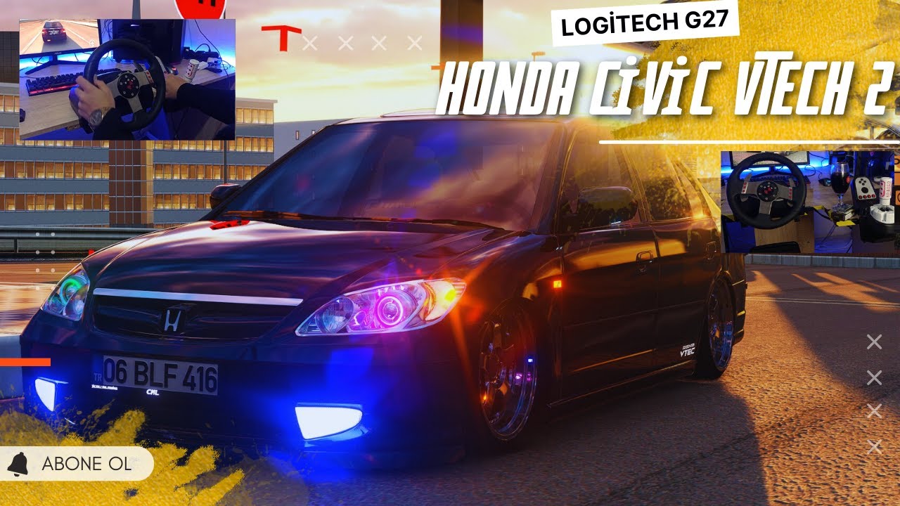 HONDA CİVİC VTECH 2 ÇIKTI - ASSETTO CORSA - LOGİTECH G27 - YouTube