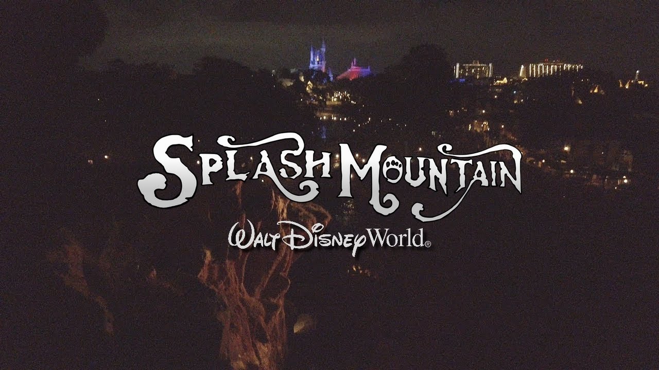 Splash Mountain 2023 4K POV Nighttime Magic Kingdom Walt Disney World ...
