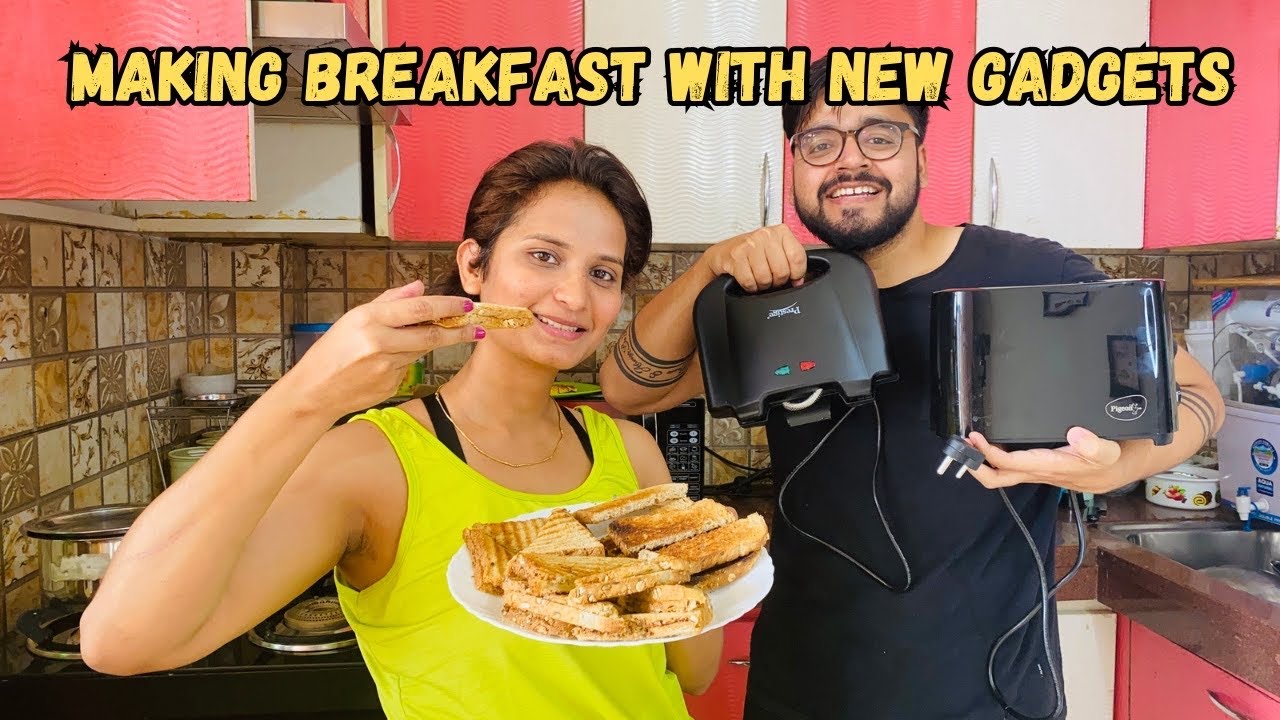 Making Breakfast With New Gadgets | Couple Making Breakfast | The ...