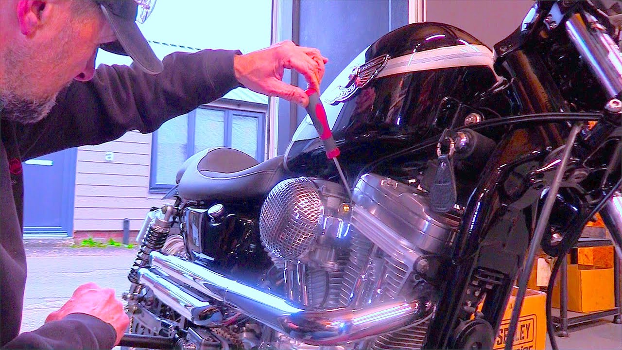 Harley Sportster Build, Final Fire Up ! - YouTube