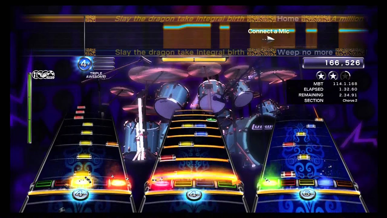 Cynic - Integral Birth (2x Bass Pedal) final Rock Band 3 version - YouTube