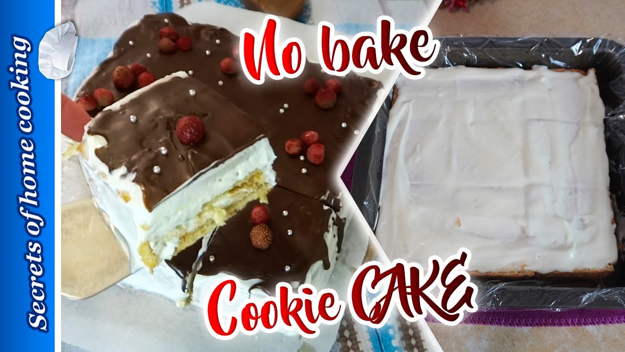 No Bake Cookie Cake - YouTube