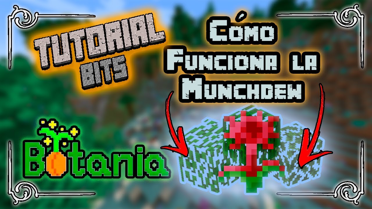 Cómo funciona la Munchdew (2024) | #Botania: Tutorial Bits Español ...