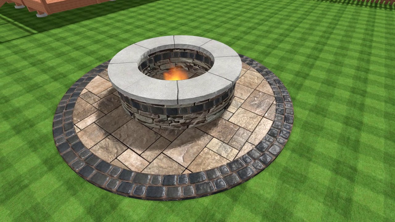 Fire pit draft Design June 2018- Year Round Landscaping, Inc. www ...