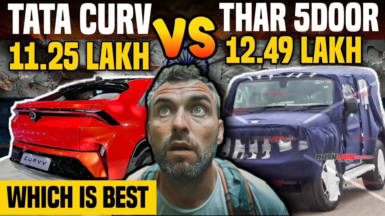 2024 Tata Curvv Vs Thar 5Door Which Is Best | Upcoming Best Car Under ...