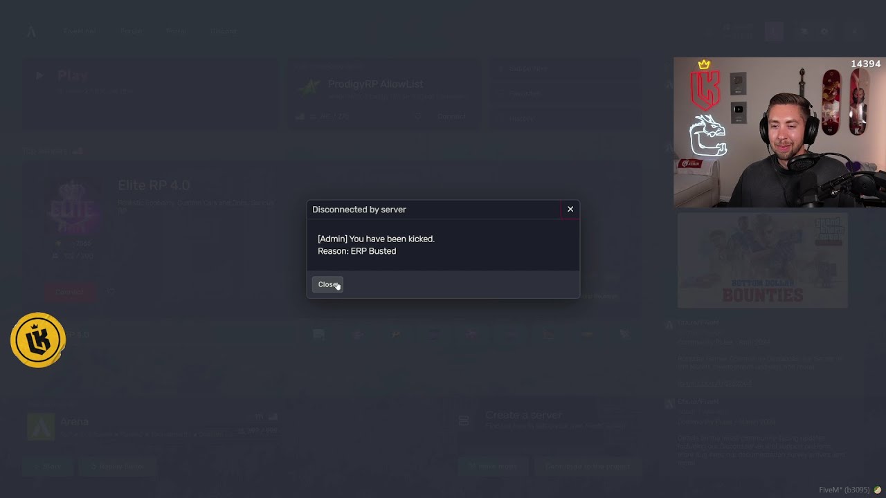 Ravage Kicks Mr K, Zaceed, Ellie, Suarez and Tinker from the Server for ...