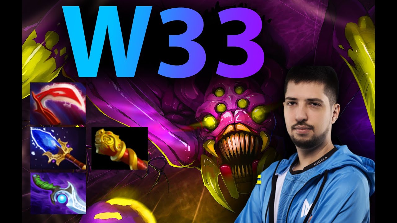 W33 | broodmother | Dota 2 Highlight Immortal Players Gameplay. - YouTube