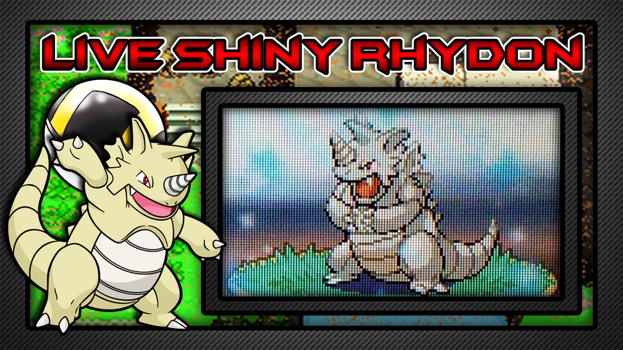 [LIVE!] Shiny Rhydon after 2,064 Encounters! [JPN Platinum #2] - YouTube