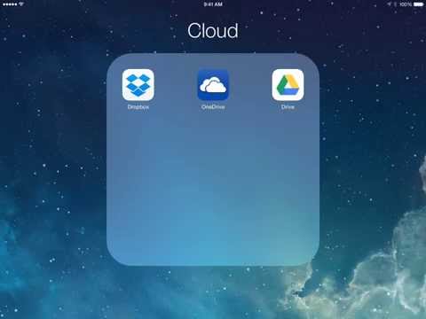 Saving to One Drive from iPad - YouTube