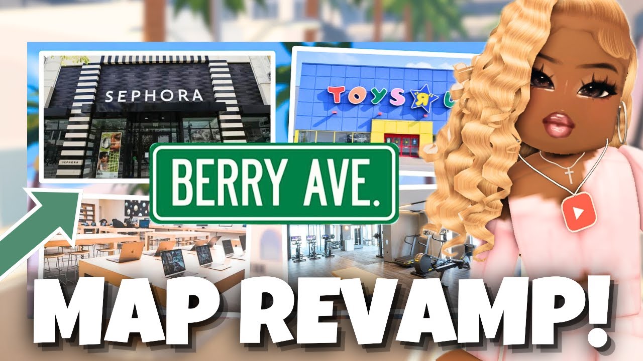 🛍️ STORES we can EXPECT in the BERRY AVENUE MAP REVAMP UPDATE!! - YouTube