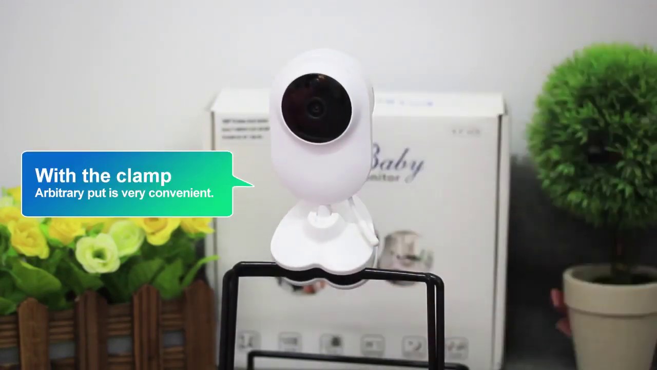 4.3 inch Video Baby Monitor Camera with Clamp - YouTube