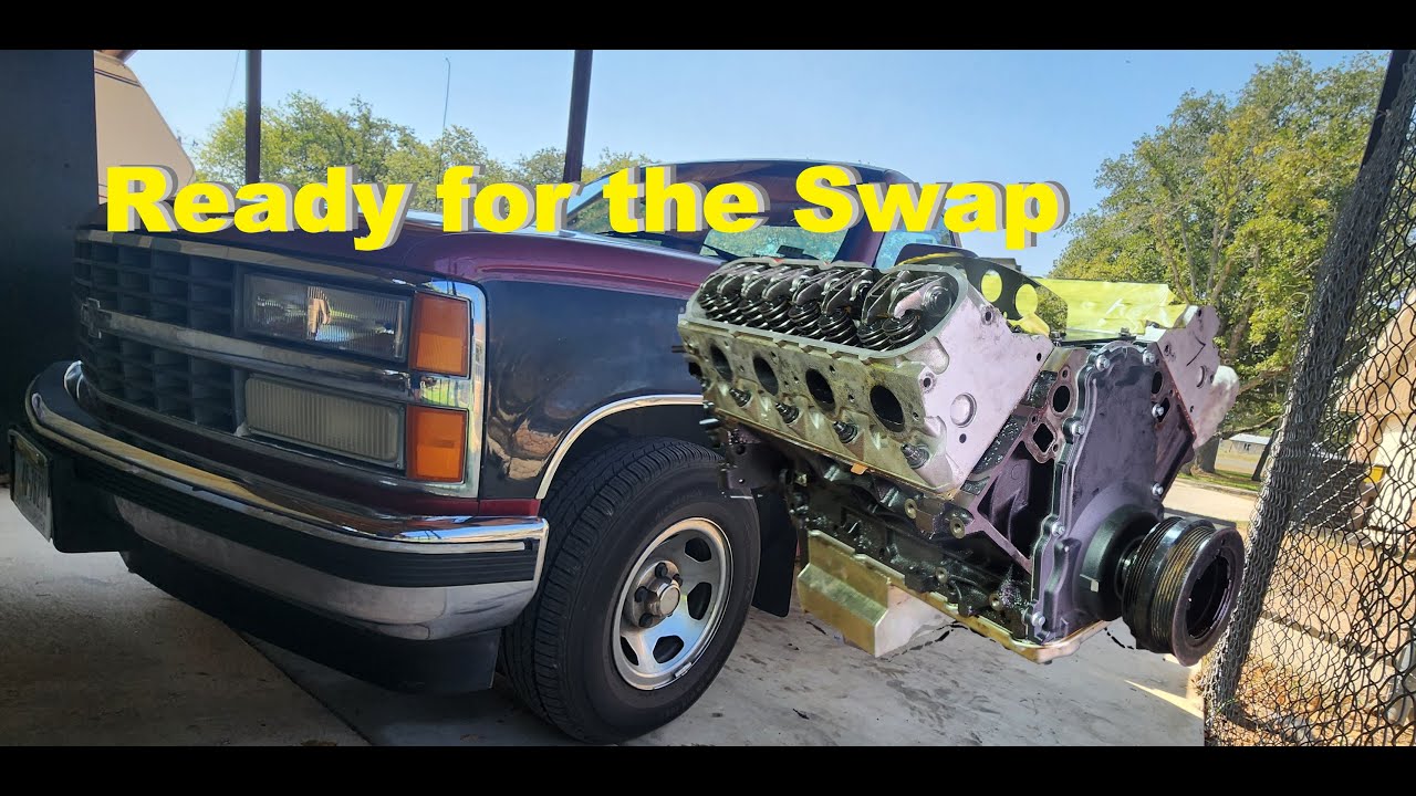 Finished Building the LS, 1992 Chevy C1500 LS1/T56 Swap - YouTube