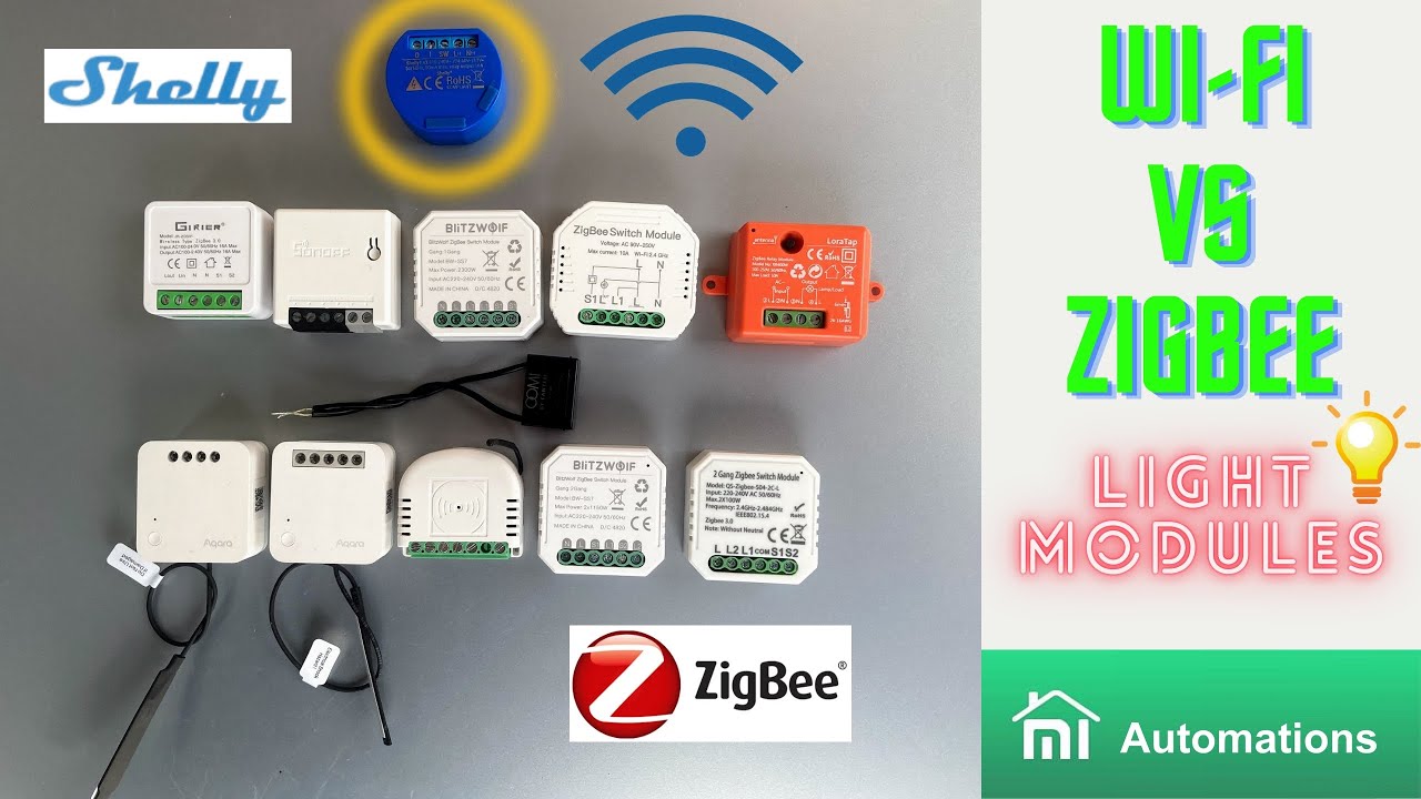 Módulos para Iluminação/Lighting modules - Zigbee vs Wifi ...