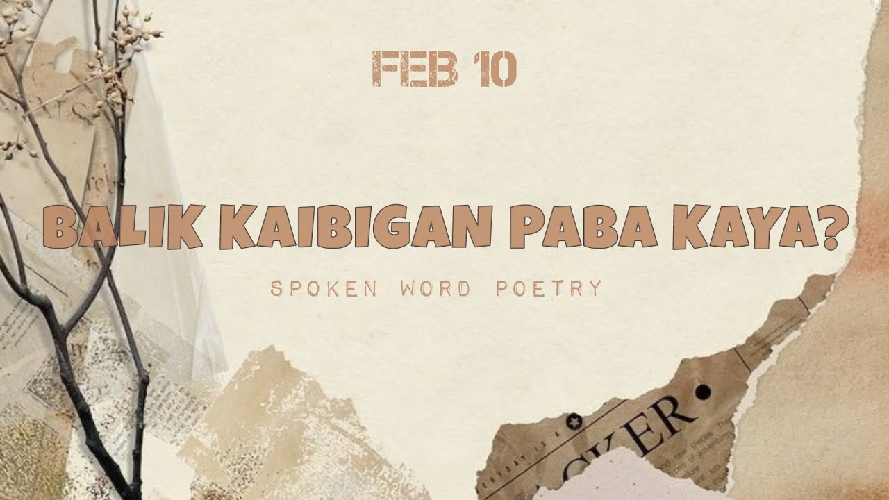 BALIK KAIBIGAN PA BA KAYA? | SPOKEN WORD POETRY| MERCY BLESS - YouTube