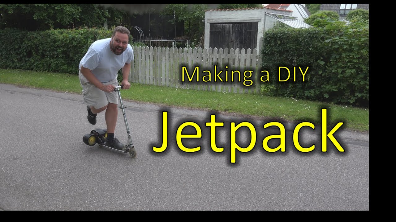 DIY Jetpack for kids scooter - YouTube