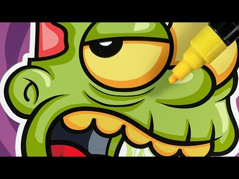 Drawing Lisa Simpson But As Deadly Zombies! - YouTube