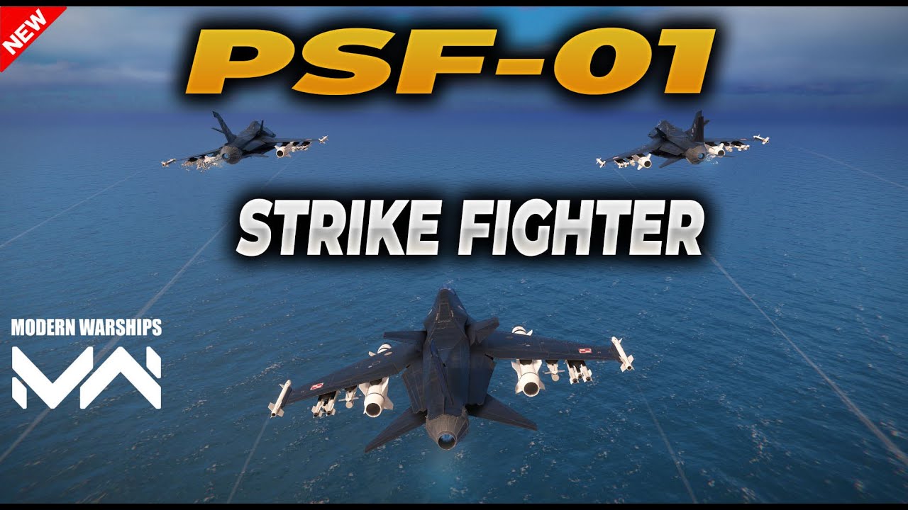 PSF-01 Strike Fighter And A129 CBT Mangusta - Modern Warships - YouTube