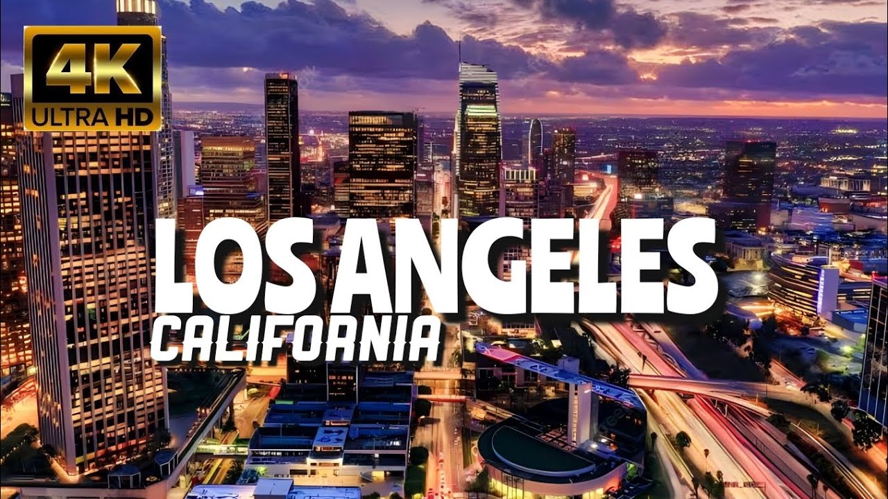 Los Angeles, California In 4K By Drone - Amazing View Of Los Angeles ...