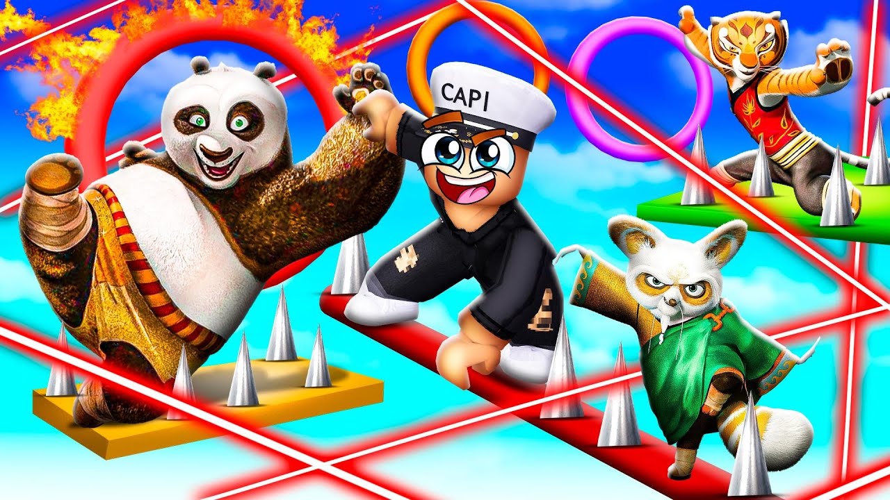 KUNG FU PANDA 4 OBBY IN ROBLOX - YouTube