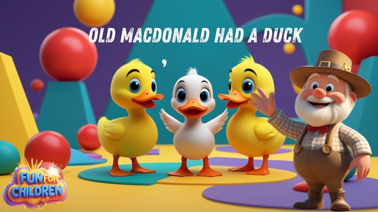 Quack Quack! Old MacDonald's Duck Dance | Kids Song 🐥 - YouTube