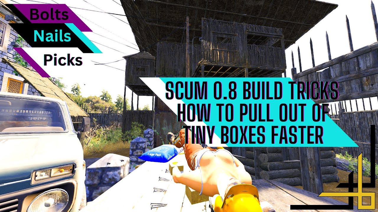 SCUM 0.8 Modular Base Building Tricks - How To Pull Out Of Tiny Boxes ...