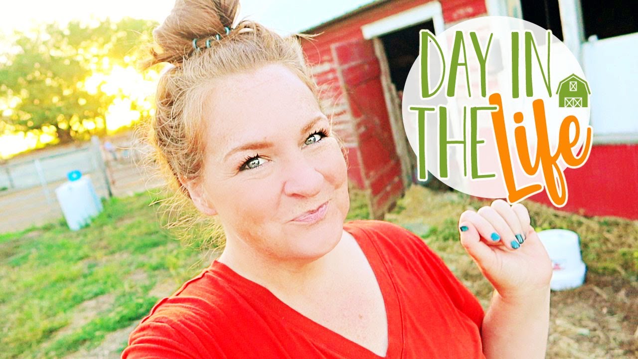Day In The Life Of A Farmers Wife [Kids Riding Horses] Farm Vlog - YouTube