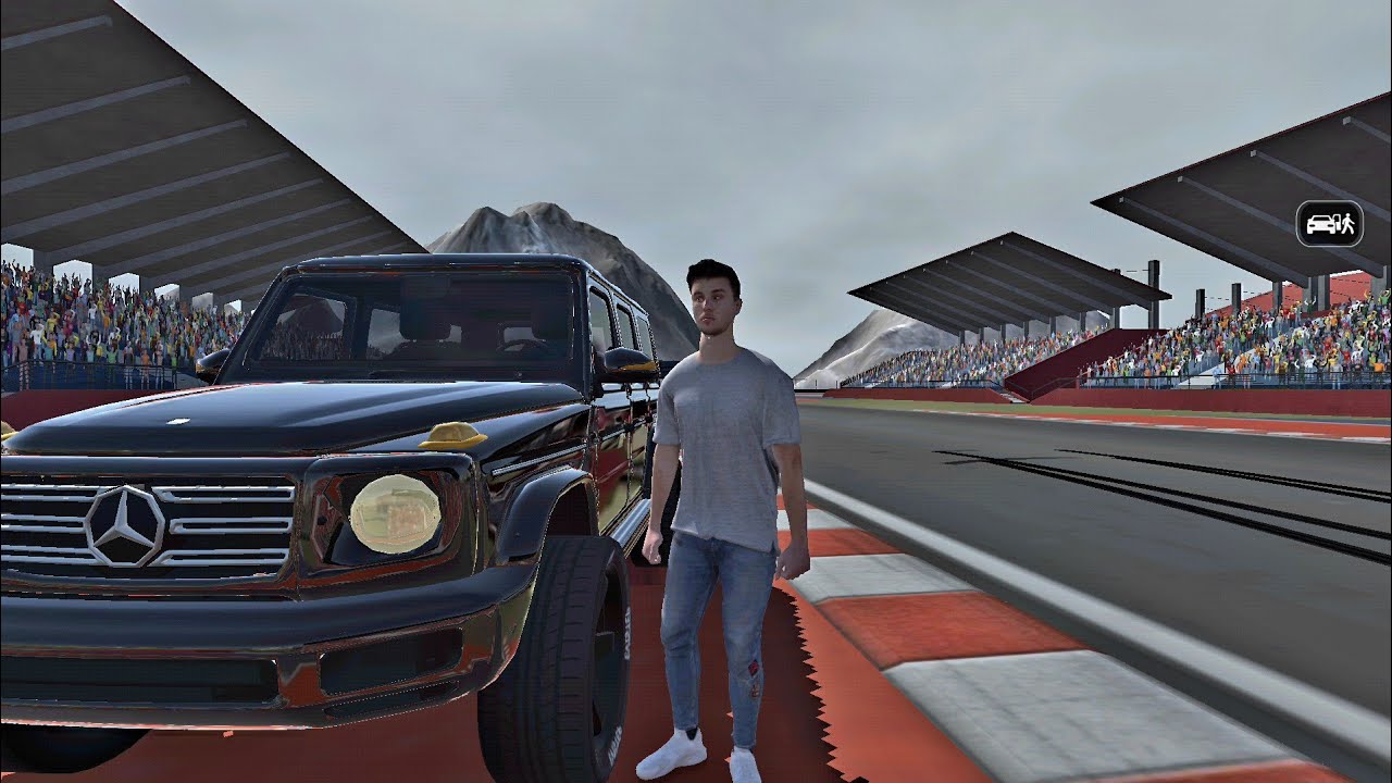 เกมจำลองขับรถเบนซ์ มือถือ AMG car simulator Androidgame play - YouTube
