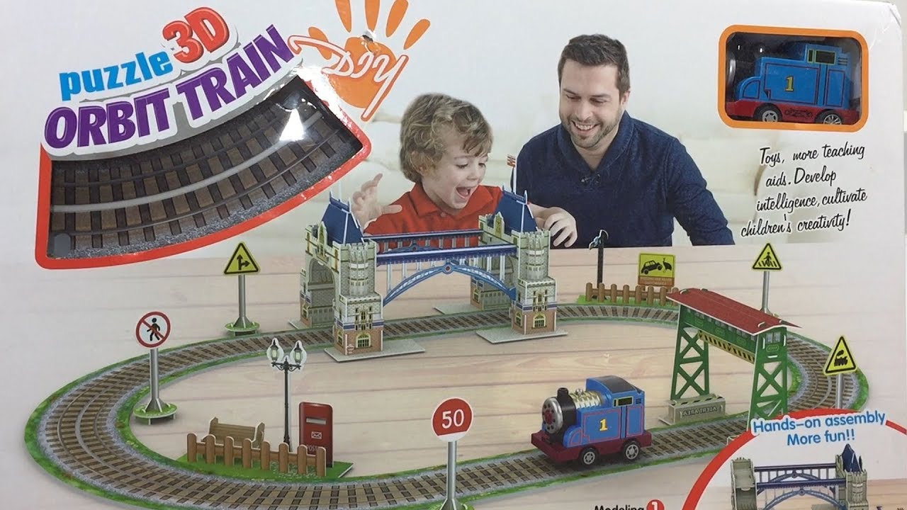 Assembly 3D Puzzle Orbit Bus for kids to play - YouTube