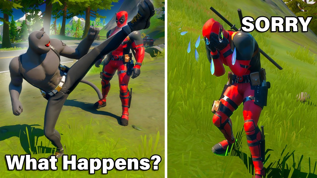 What Happens if Boss Deadpool Meets Boss Meowscles in Fortnite - YouTube