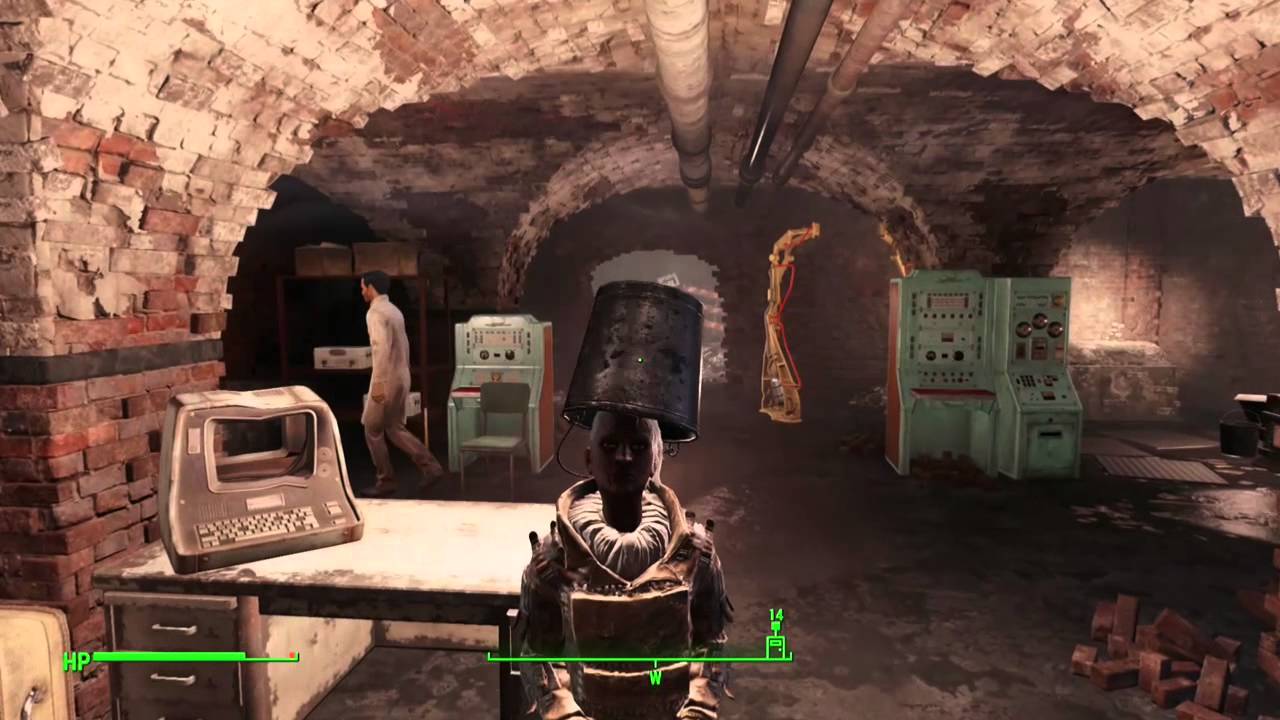 Fallout 4 Srs Bidness: Buckets and Cones? - YouTube