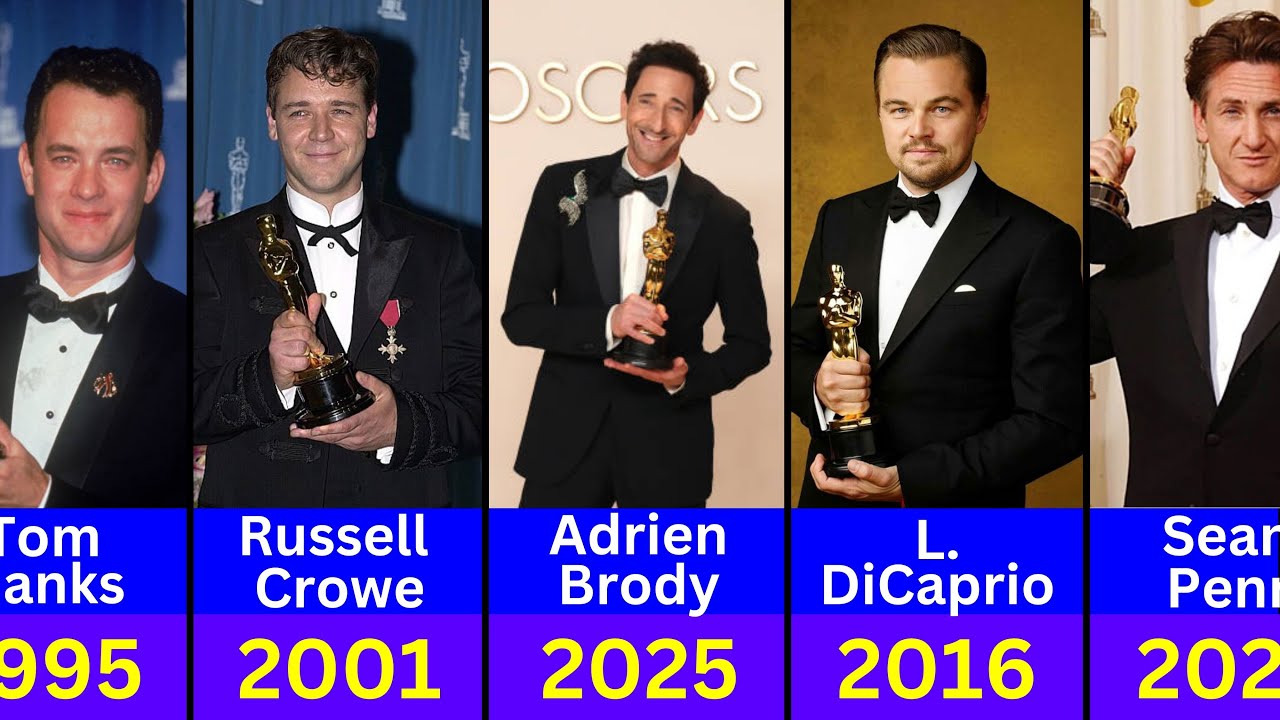 All Best Actor Oscar Winners in Academy Award History | 1929-2025 - YouTube