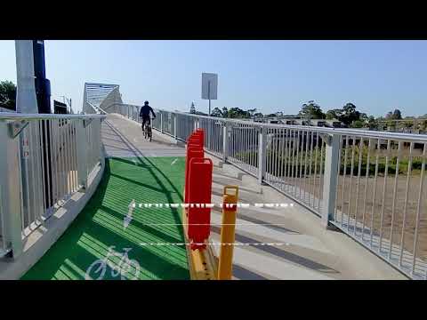 Bedwin Bridge cycle bridge opens