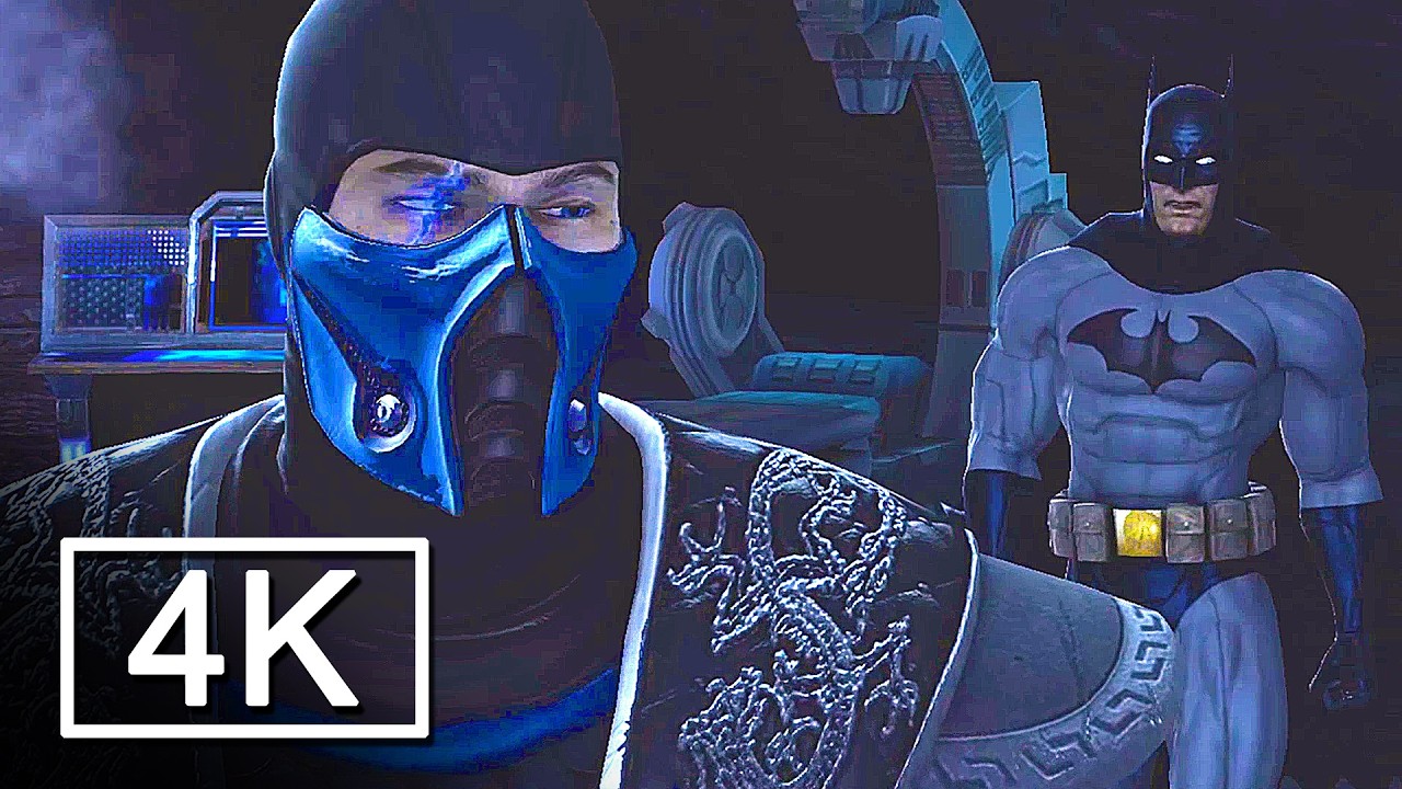 Sub-Zero Meets Batman For The First Time Cinematic Scene - YouTube