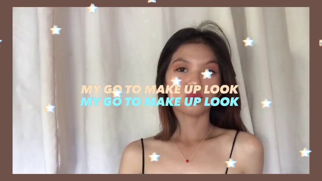My Go To Make Up Look // Rizza M. - YouTube