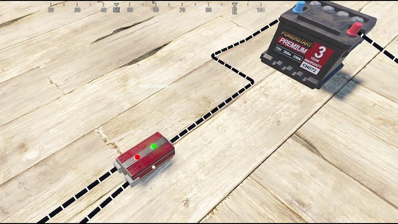 Rust Electricity - Combined Power Output - How to combine Power Sources ...