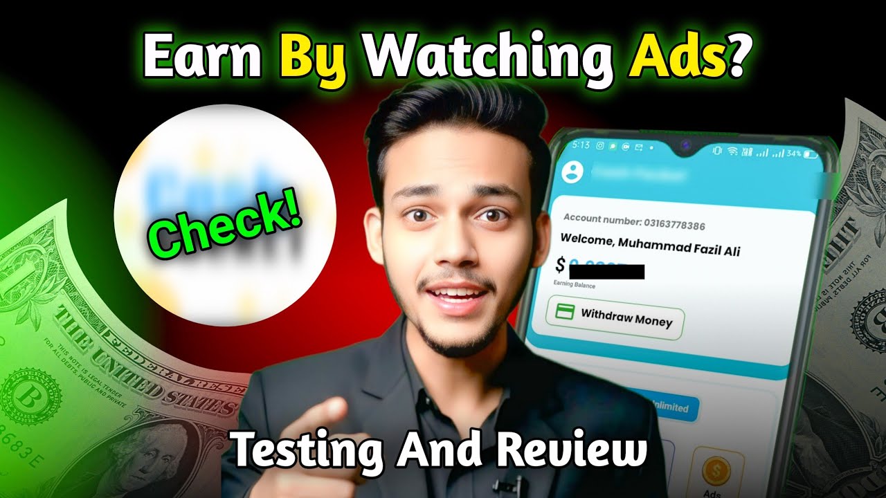 Earn By Watching Ads? Check🔥 Full Testing & Honest Review! - YouTube