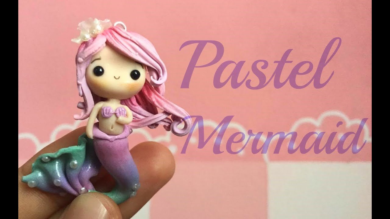Pastel Mermaid | Polymer Clay ɞ - YouTube