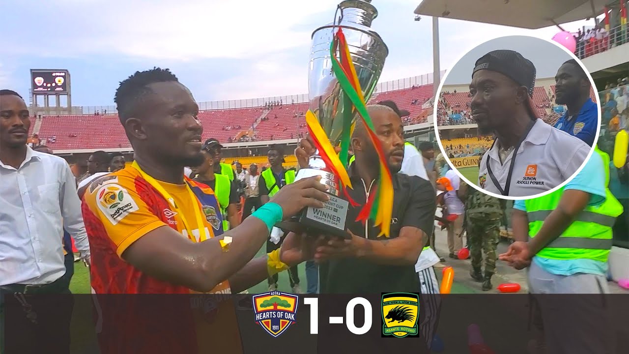 HEARTS 1-0 KOTOKO - AWAKO & DON BORTEY CELEBRATE PRESIDENT'S CUP WITH ...
