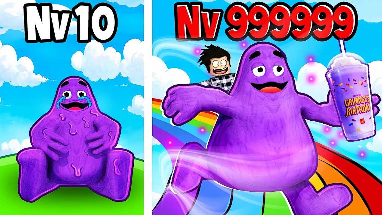 ROBLOX GRIMACE RACE CLICKER ! (record du monde) - YouTube
