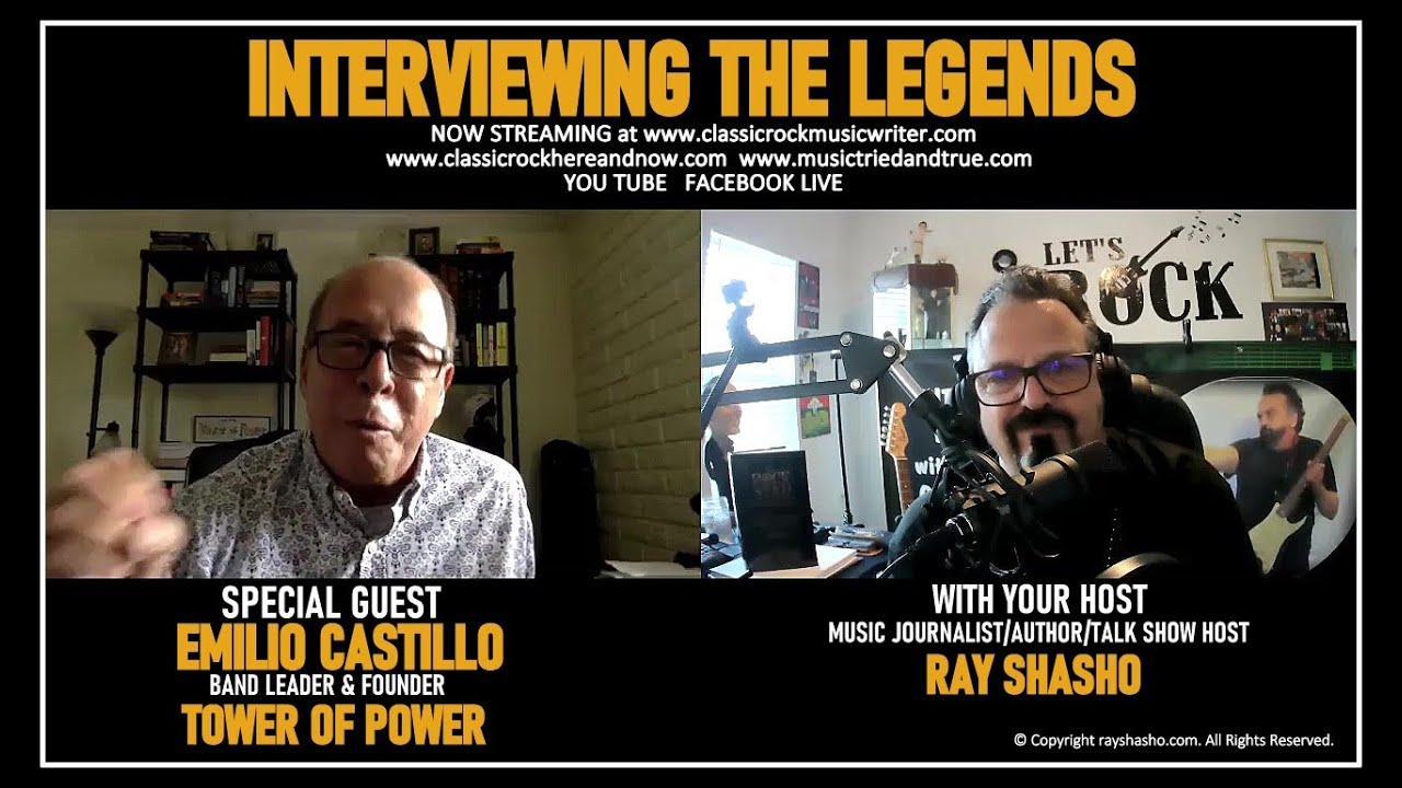 Emilio Castillo founder of funk band 'Tower of Power' - YouTube