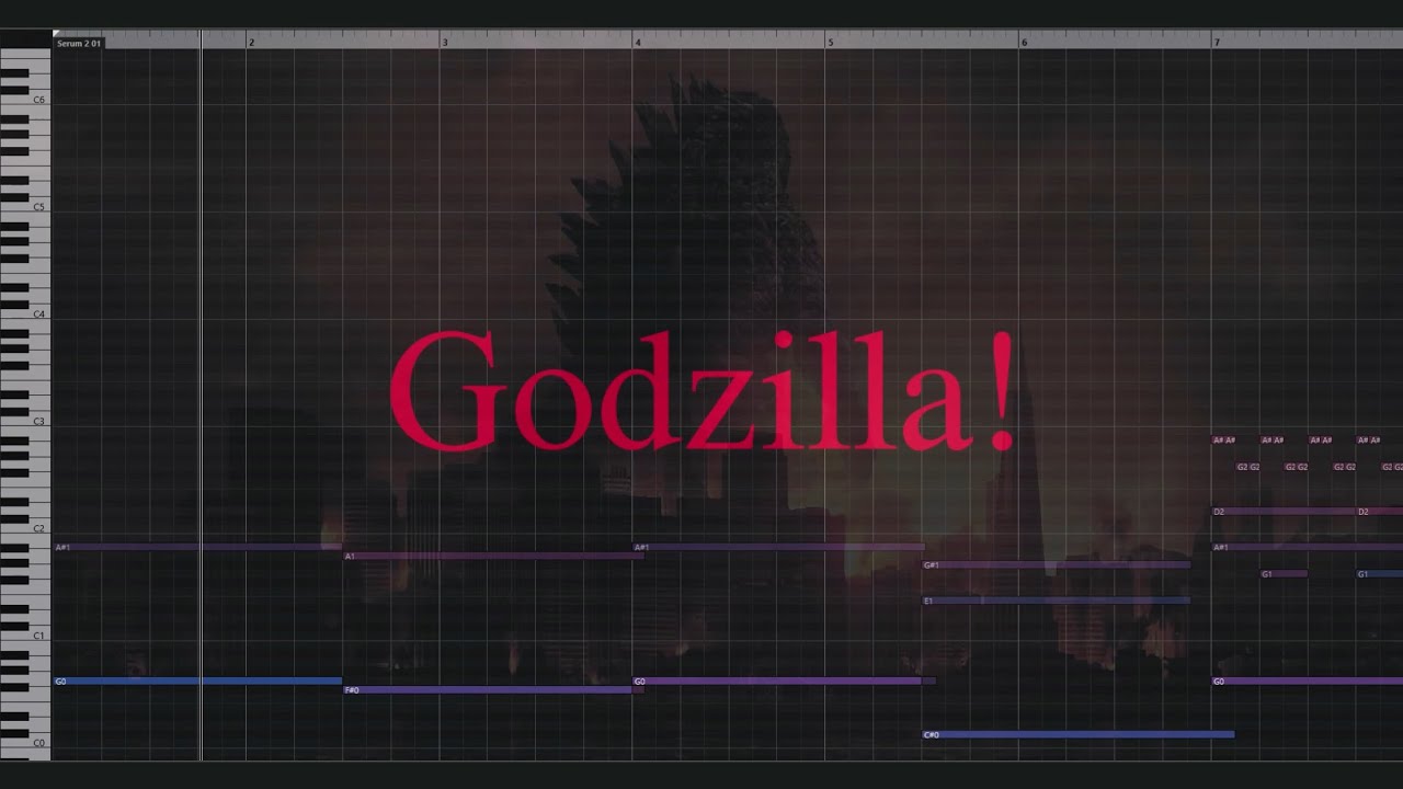 Godzilla 2014 Main Theme (Alexandre Desplat) | Transcription and Midi ...