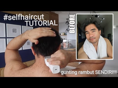 Tutorial Potong Rambut Sendiri!!! |How To Cut Your Own Hair : using ...
