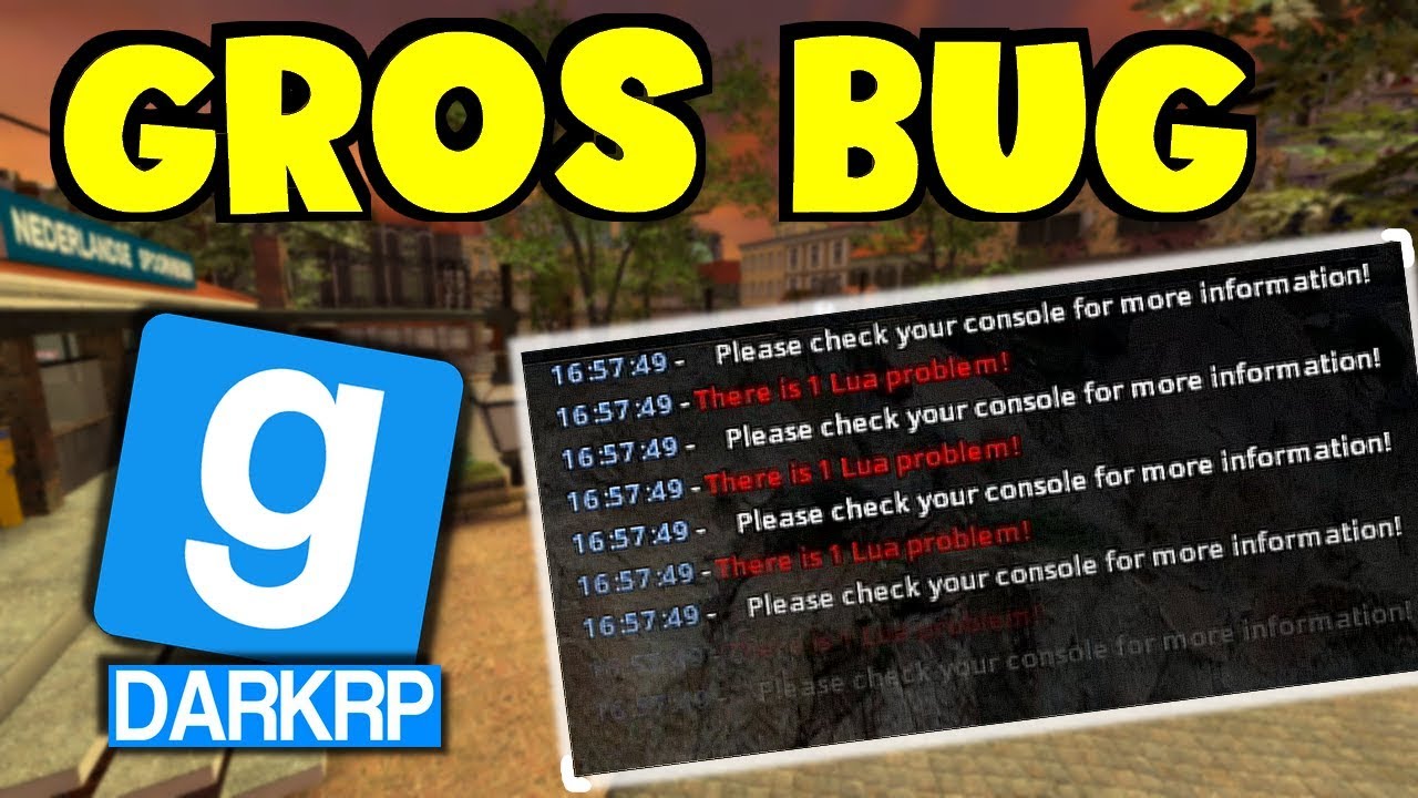 UN GROS BUG WTF GÂCHE MA SCÈNE PRINTERS CACHÉS ! GMOD DarkRP - YouTube