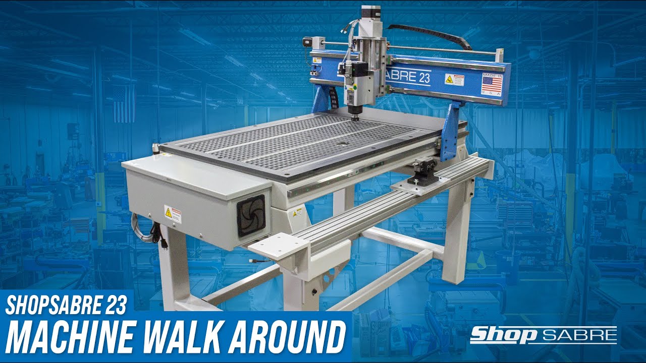 ShopSabre 23 Walk Around with RouterBob - YouTube