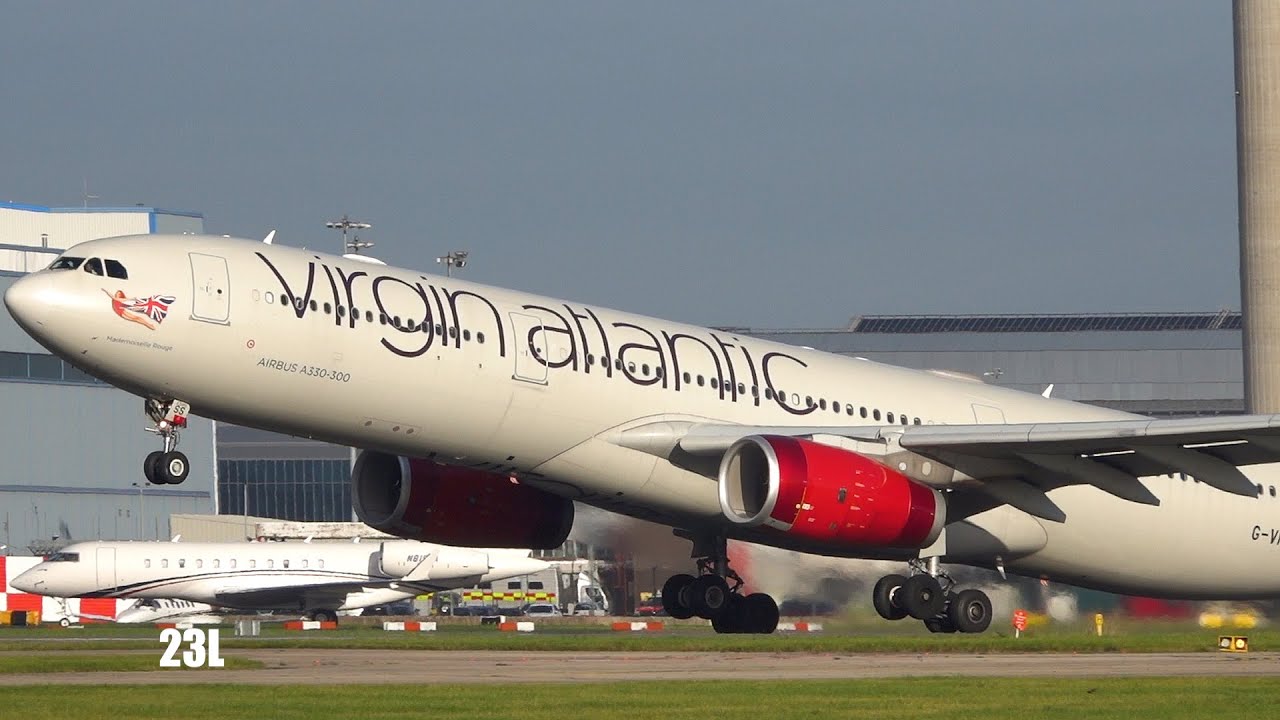 Orlando Here We Come First VS75 Virgin Atlantic Flight From Manchester ...