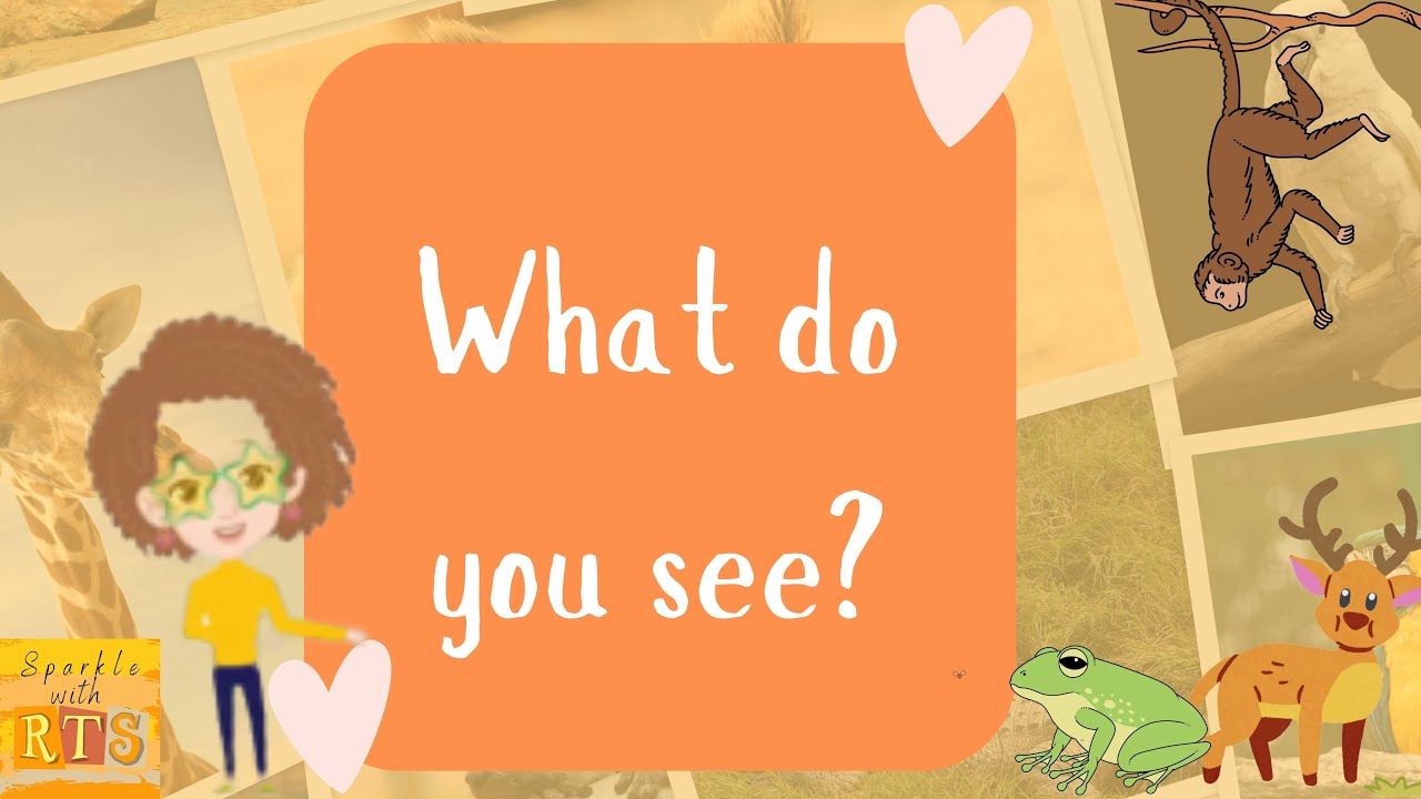What do you see? | Animals | animals vocabulary - YouTube