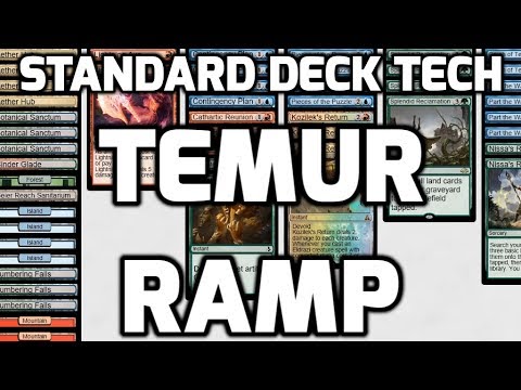 Standard Deck Tech: Temur Ramp (Match 2) - YouTube