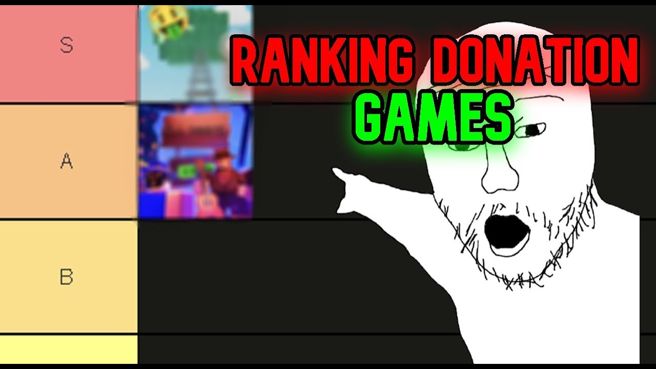 ROBLOX Donation Games Tier List! - YouTube