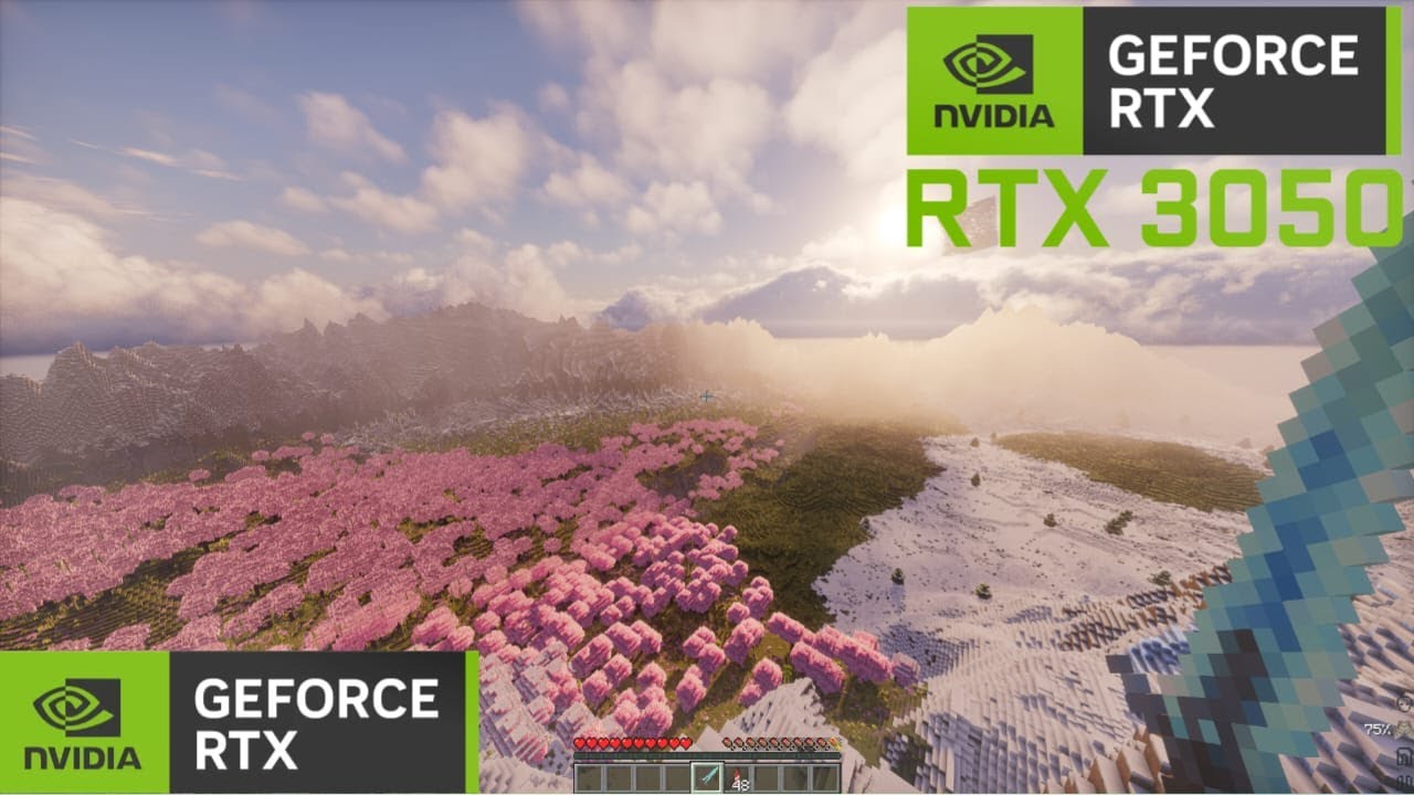 Destroying my RTX 3050 with insane realistic Minecraft graphics - YouTube
